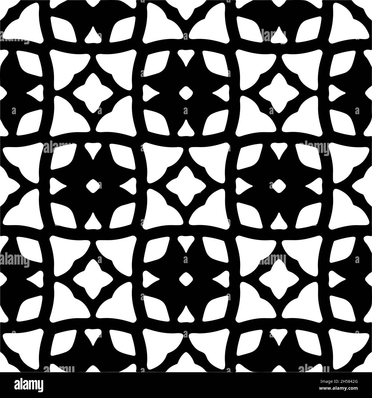 Vector seamless pattern. Modern stylish texture. Composition from ...