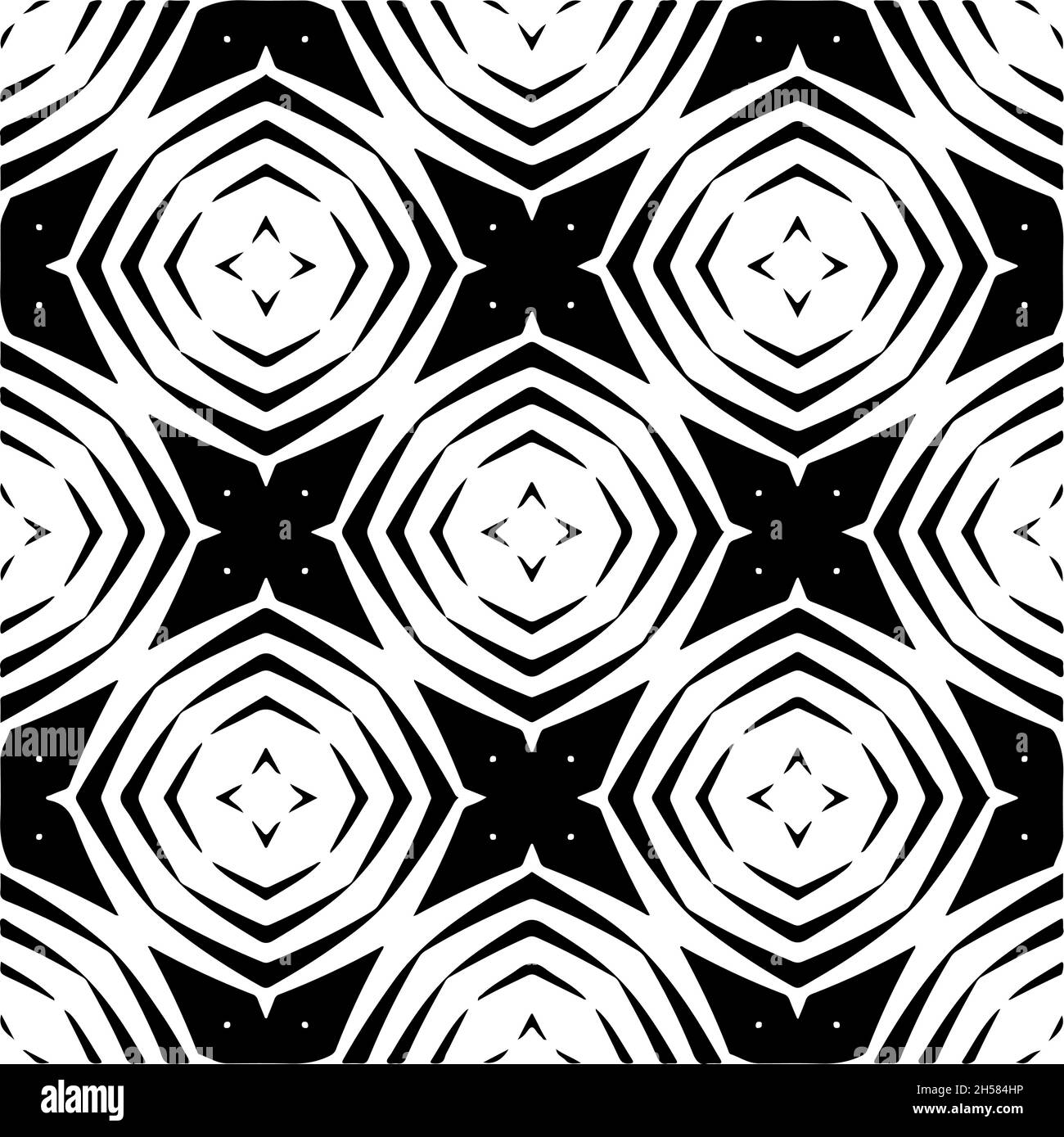 Vector seamless pattern. Modern stylish texture. Composition from ...