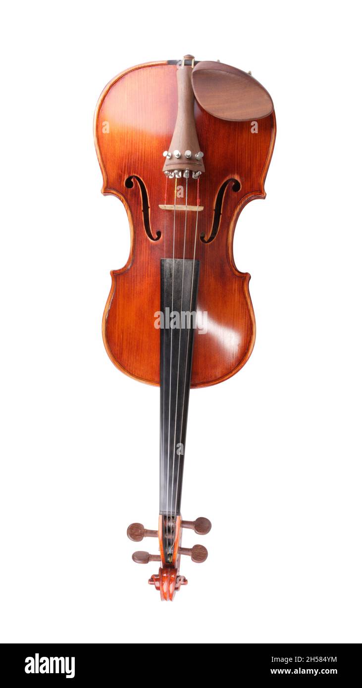 Red Violin Isolated Stock Photo - Alamy