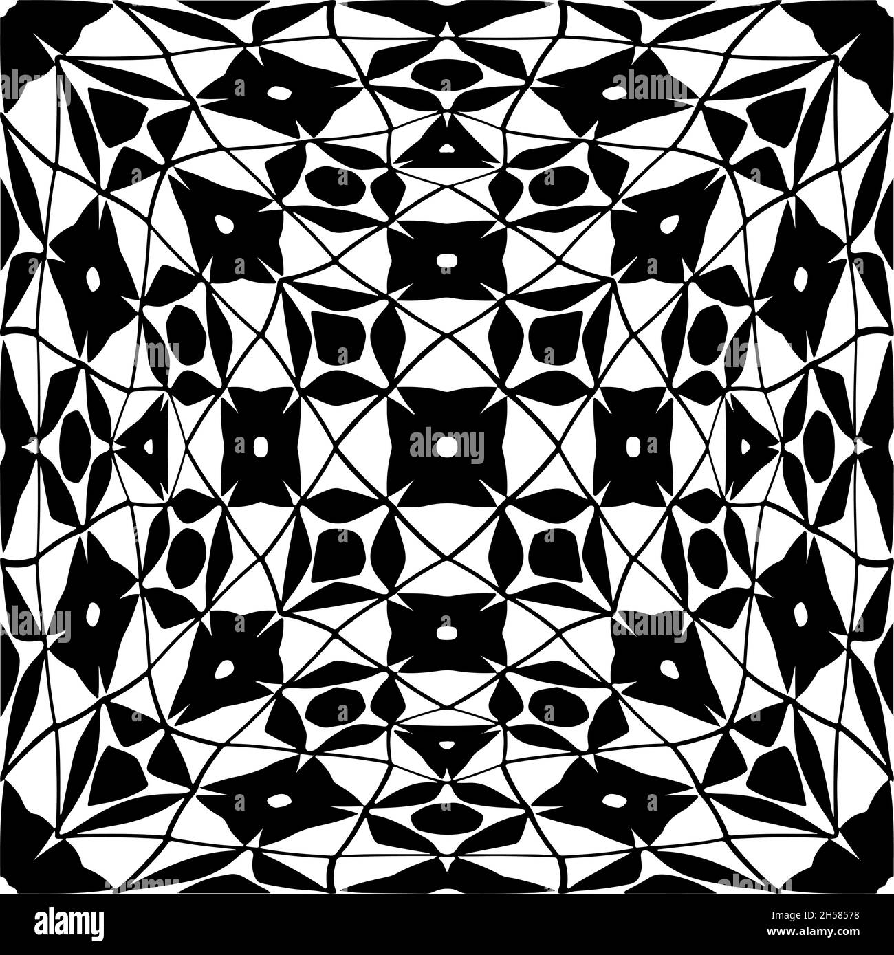 Vector seamless pattern. Modern stylish texture. Composition from ...