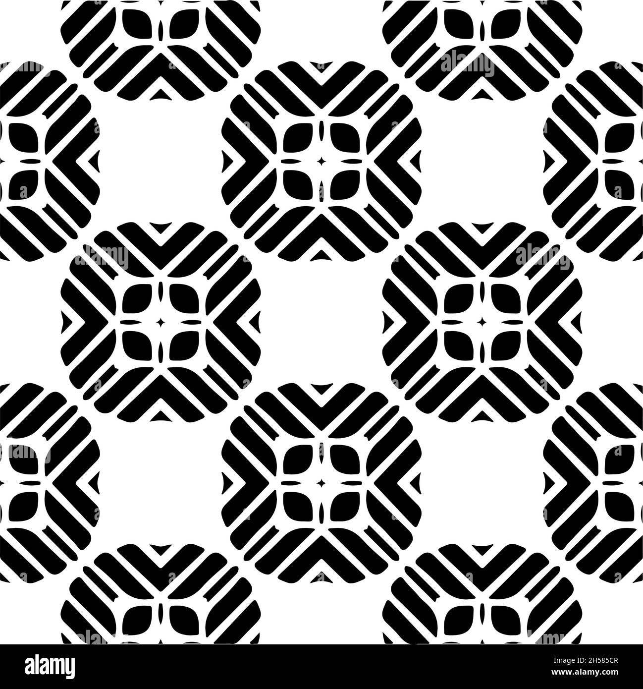 Vector seamless pattern. Modern stylish texture. Composition from ...