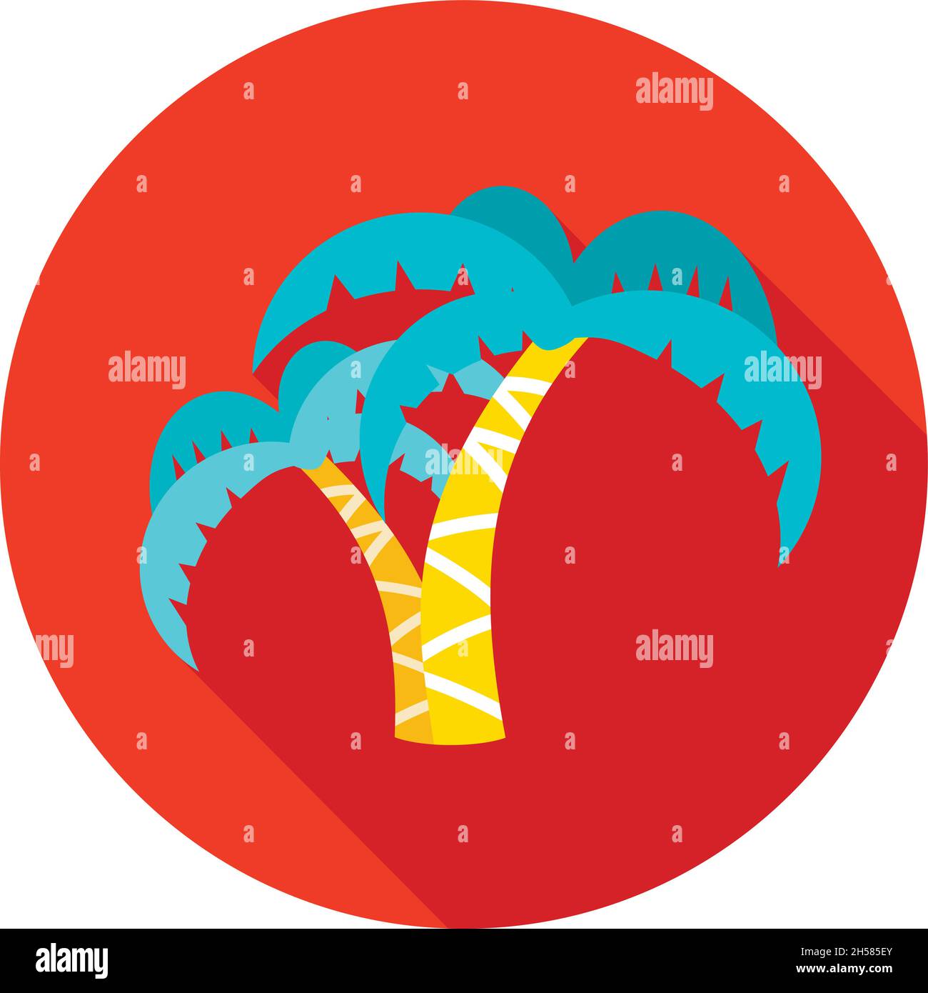 Palm tree vector icon. Beach. Summer. Summertime. Holiday. Vacation ...