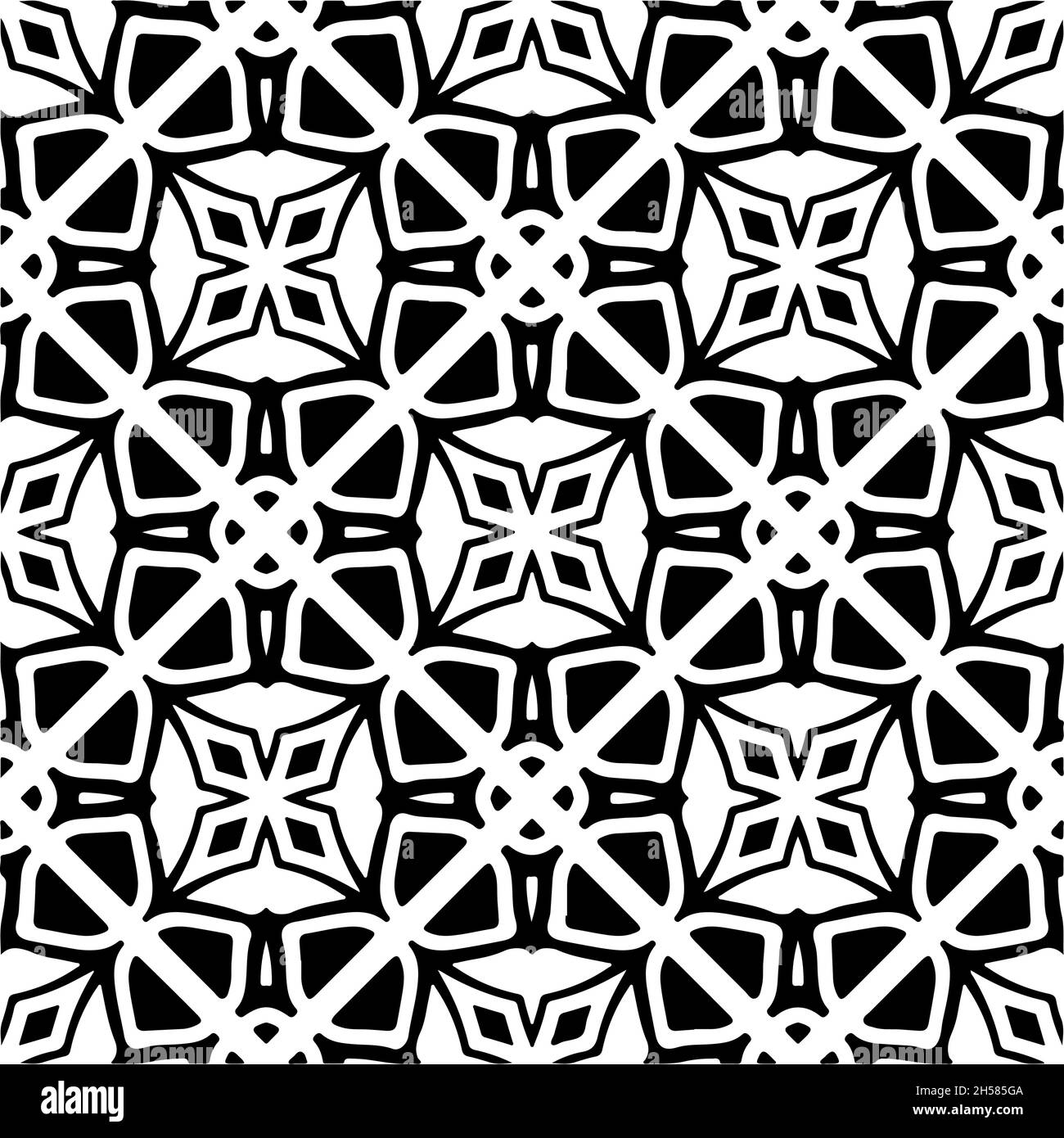 Vector seamless pattern. Modern stylish texture. Composition from ...