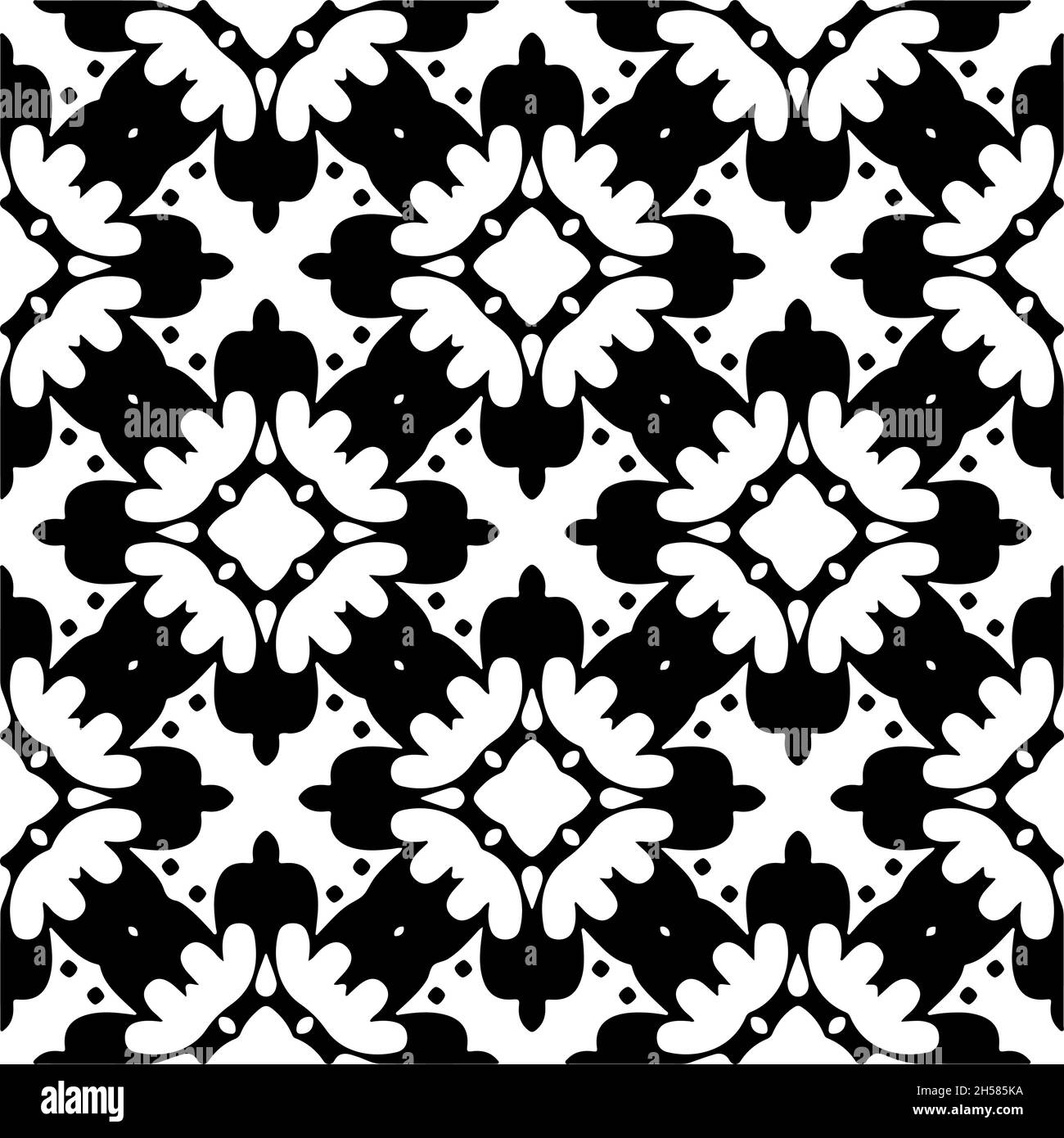 Vector seamless pattern. Modern stylish texture. Composition from ...