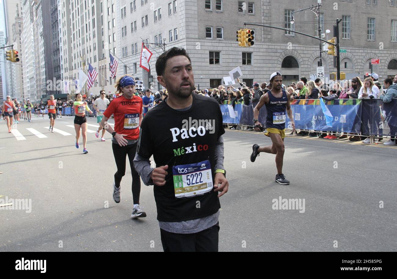 New York, USA. 7th Nov, 2021. 50th edition of the 2021 New York City ...
