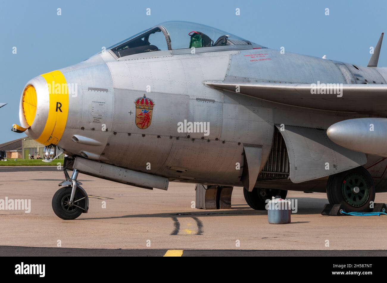 Saab J29 Tunnan, known as Flygande tunnan - The flying barrel - of the Swedish Air Force ...