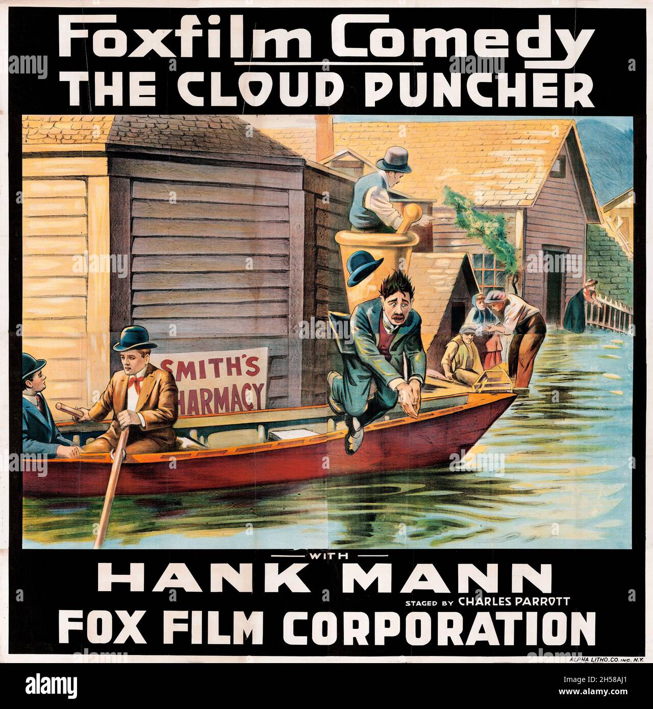Old and vintage movie / film poster: The Cloud Puncher (Foxfilm Comedy ...