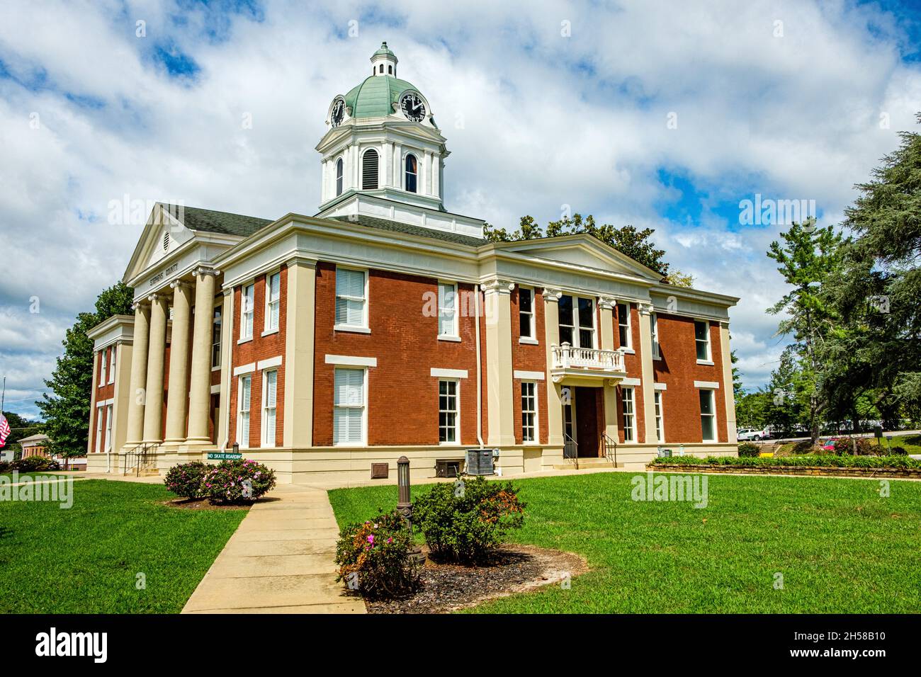 Stephens County Courthouse, Courthouse Square, Toccoa, Georgia Stock ...