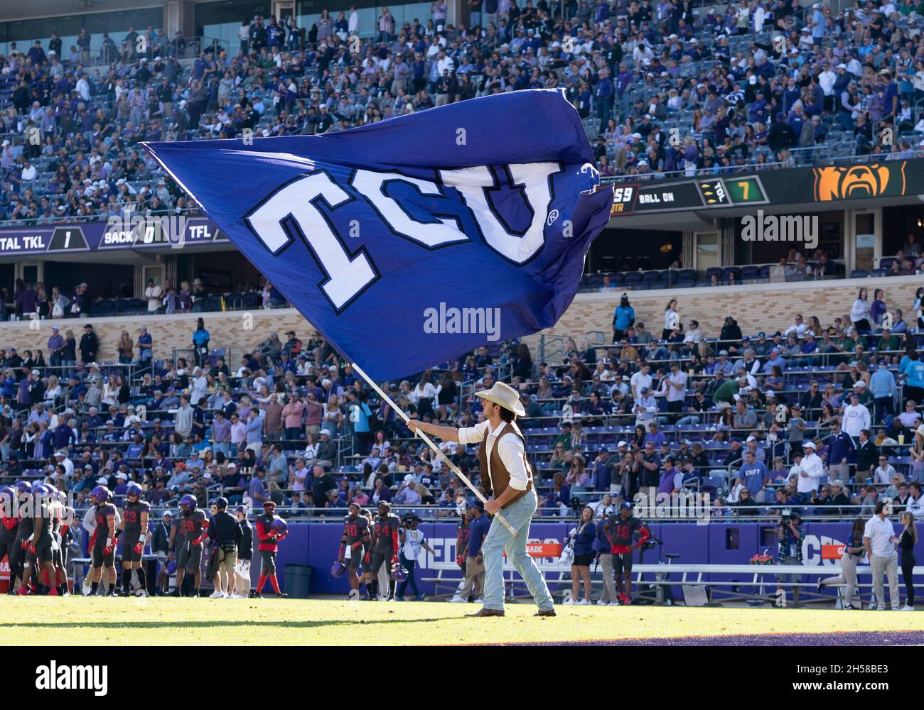 Tcu flag hi-res stock photography and images - Alamy