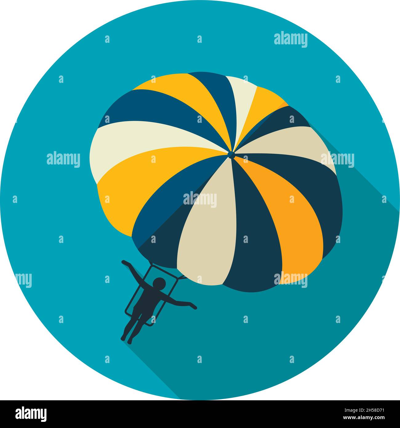 Parasailing vector vectors hi-res stock photography and images - Alamy