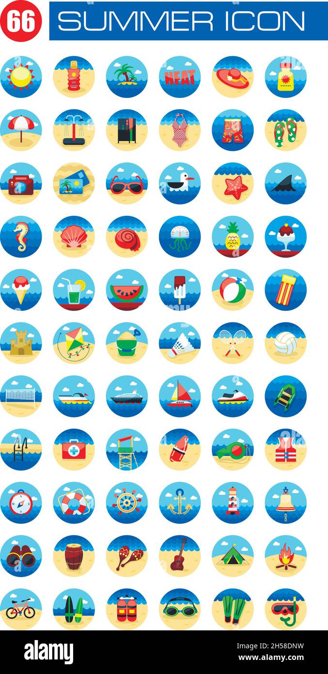 Surf vacation summer cruise Cut Out Stock Images & Pictures - Alamy