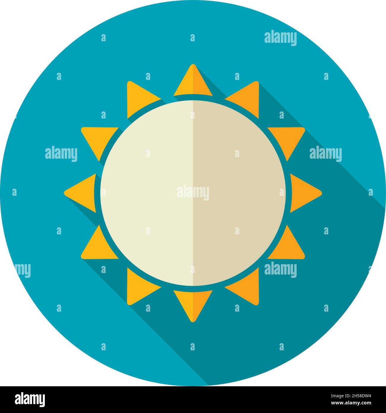 Sun vector flat icon. Beach. Summer. Summertime. Vacation, eps 10 Stock ...