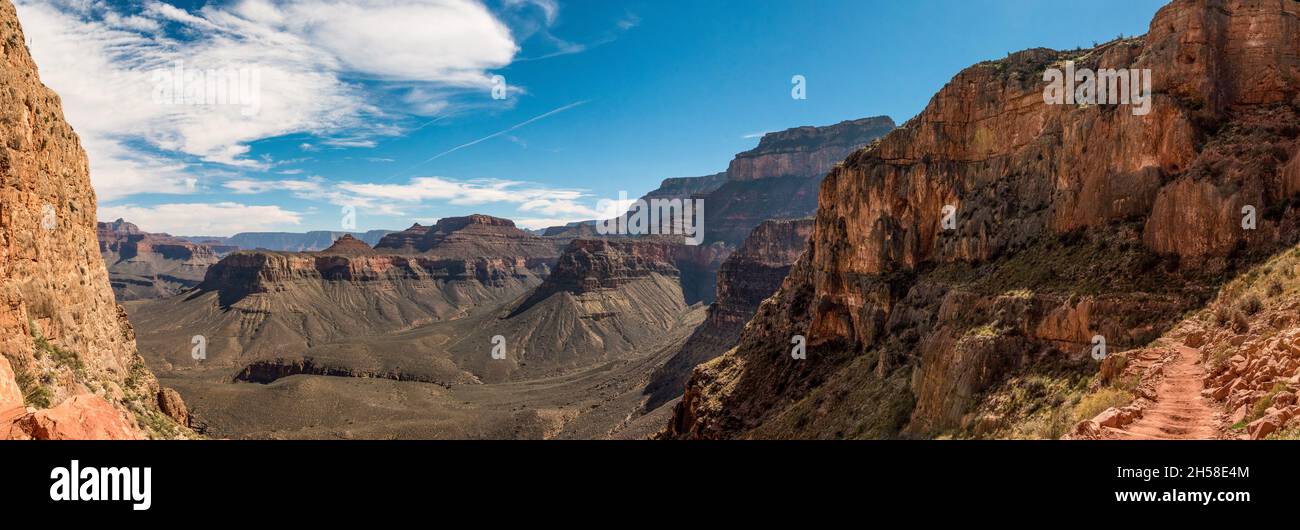 Grand canyon south rim path hi-res stock photography and images - Alamy