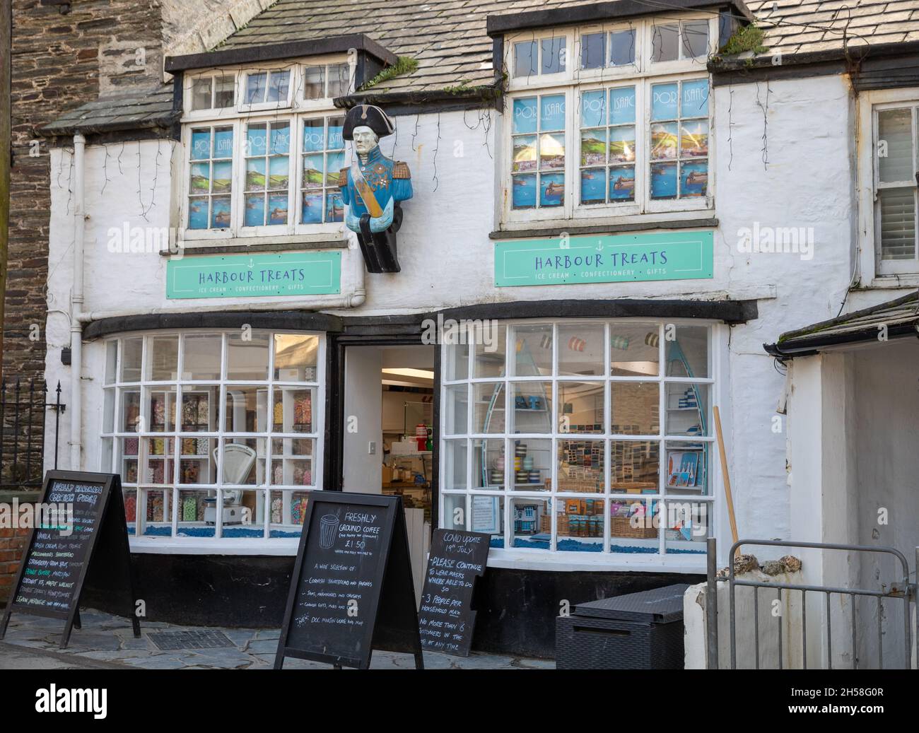 Harbour Treats in Port Isaac, Cornwall made famous as the pharmacy in ...