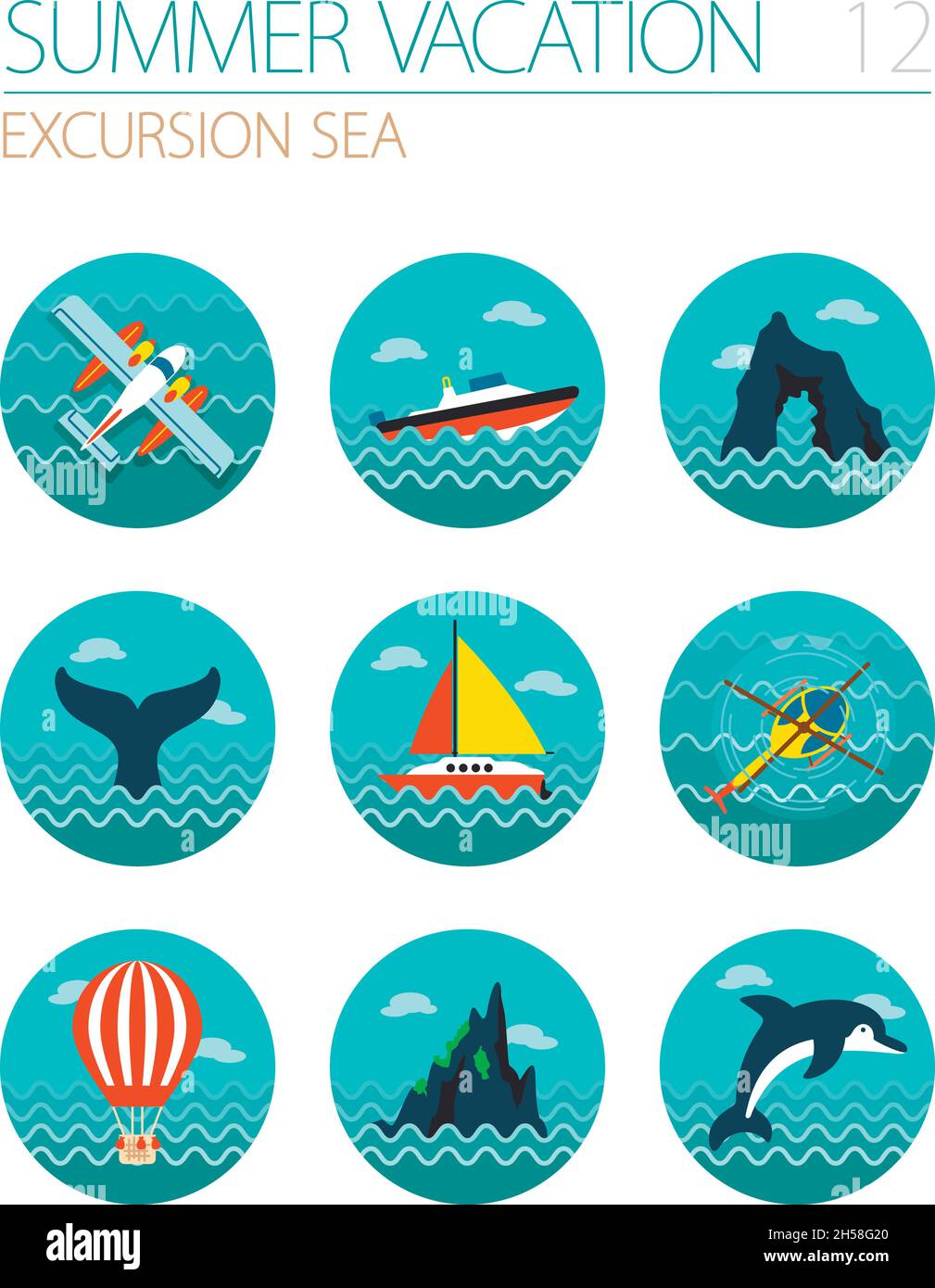 Boat seaplane Stock Vector Images - Alamy