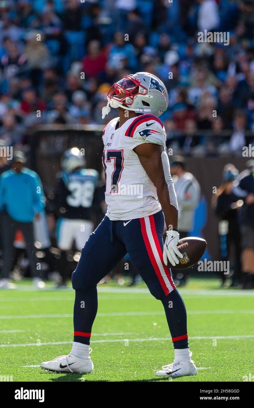 November 7, 2021: New England Patriots running back Damien Harris (37 ...