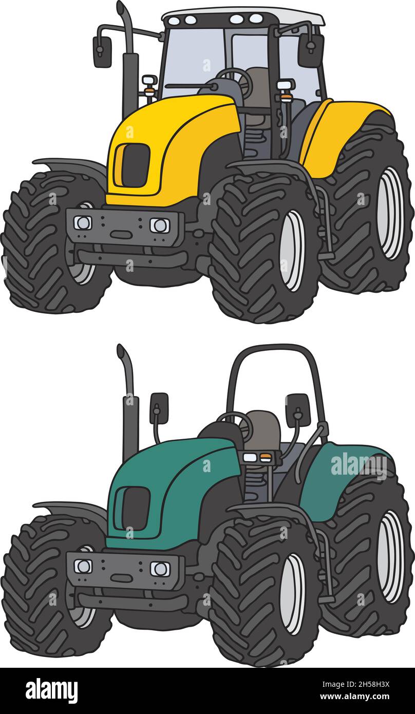 Two big tractors hi-res stock photography and images - Alamy