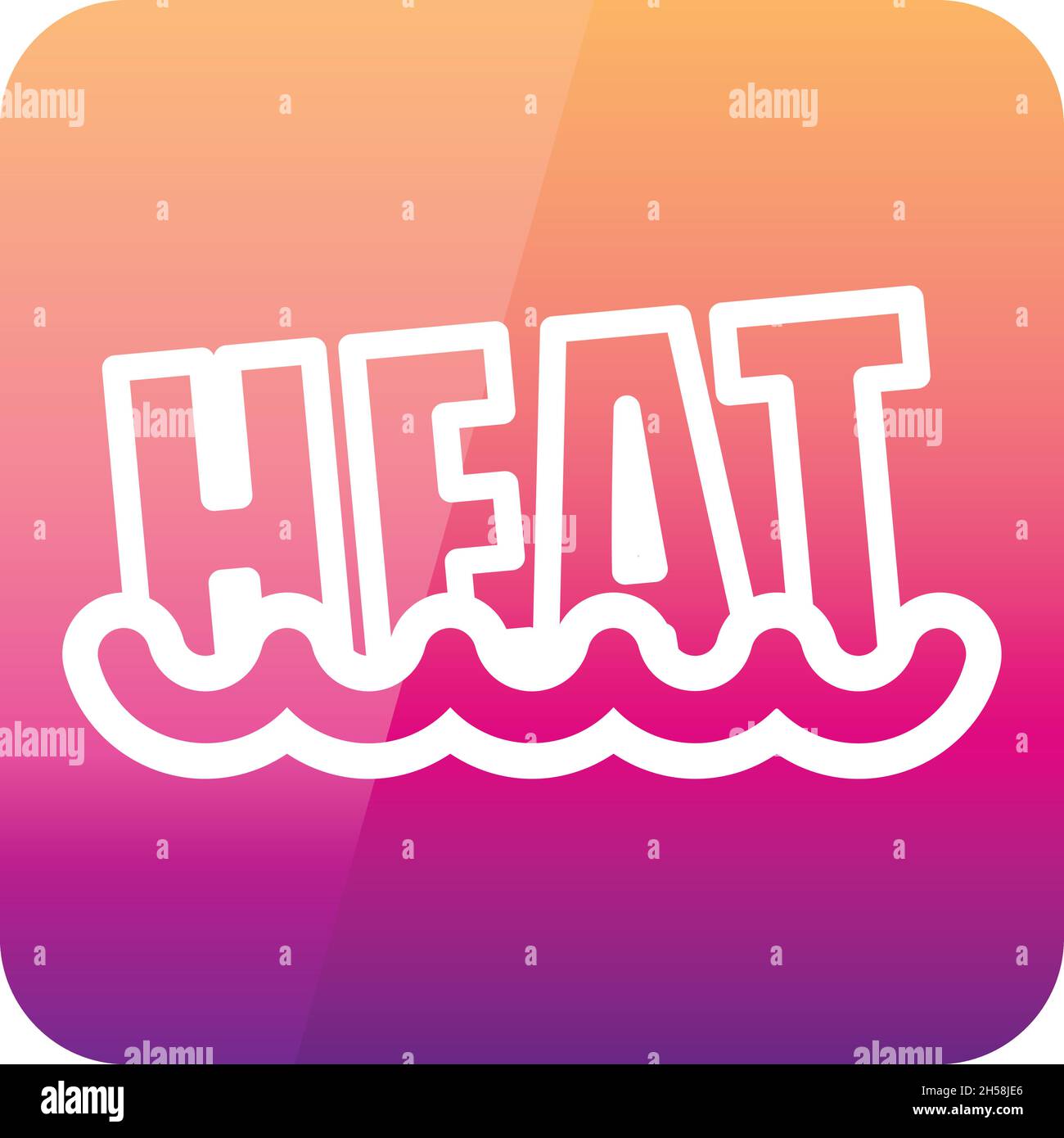 Heat outline vector icon. Beach. Summer. Summertime. Vacation, eps 10 ...