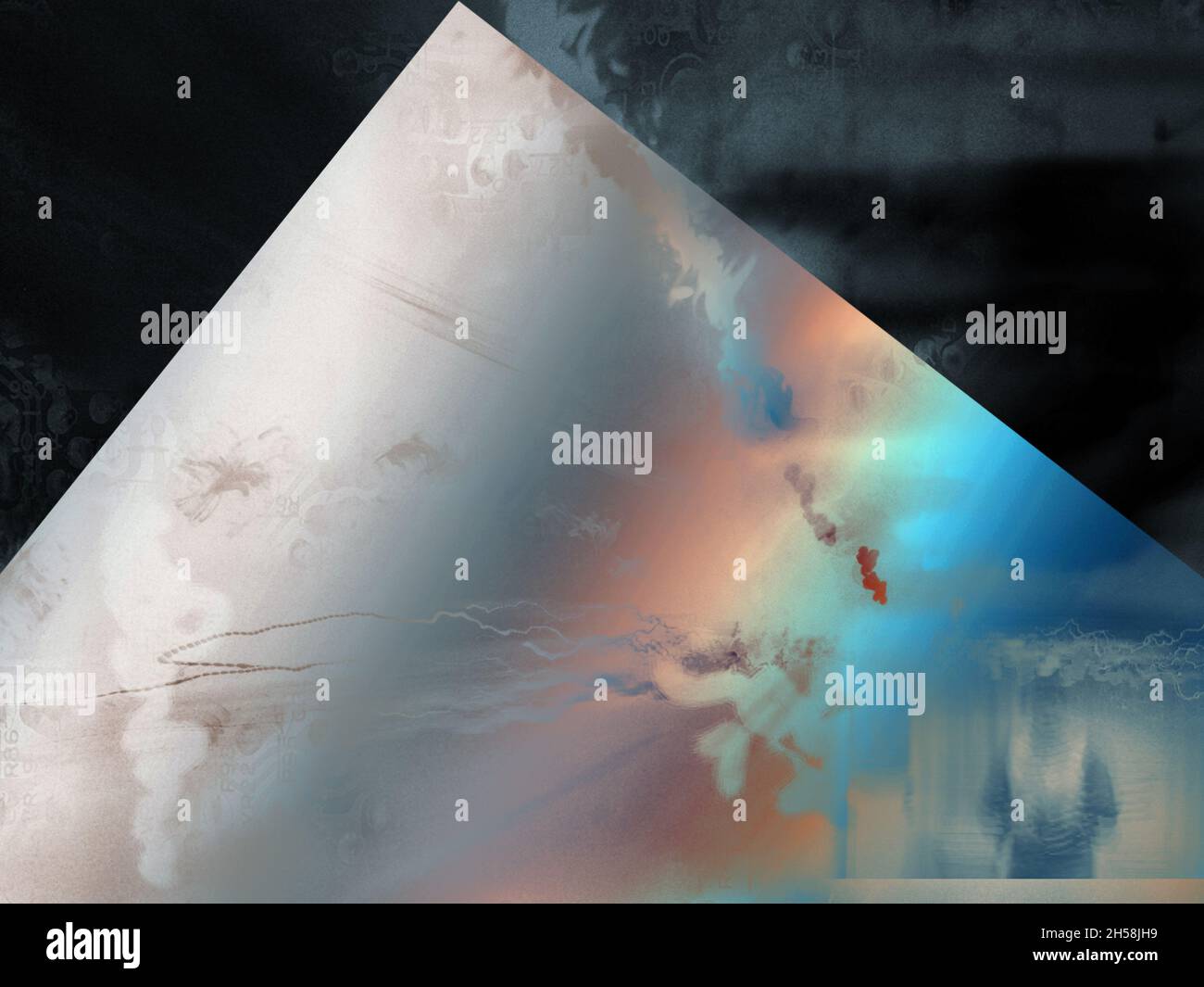 Abstract tech art. 3D rendering Stock Photo - Alamy