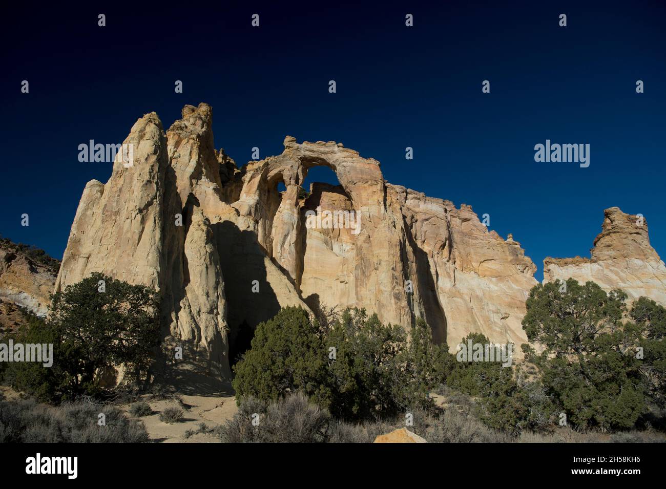 Grosvenor Arch near Kodachrome Basin State Park, Utah Stock Photo - Alamy