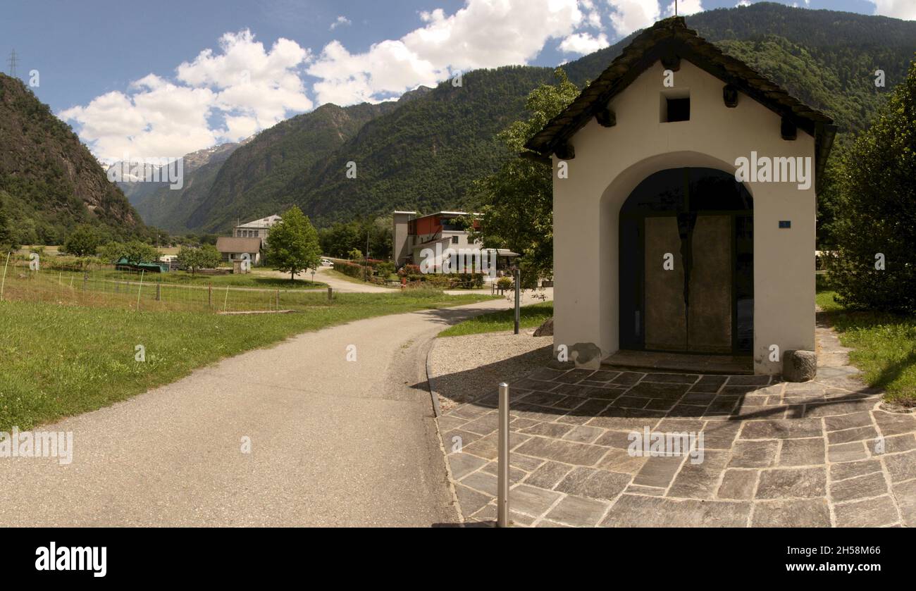 Chapel in Lostallo, Grisons in Switzerland Stock Photo - Alamy