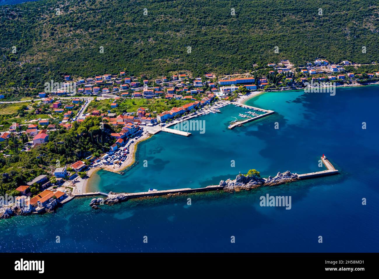 Trpanj aus der luft hi-res stock photography and images - Alamy