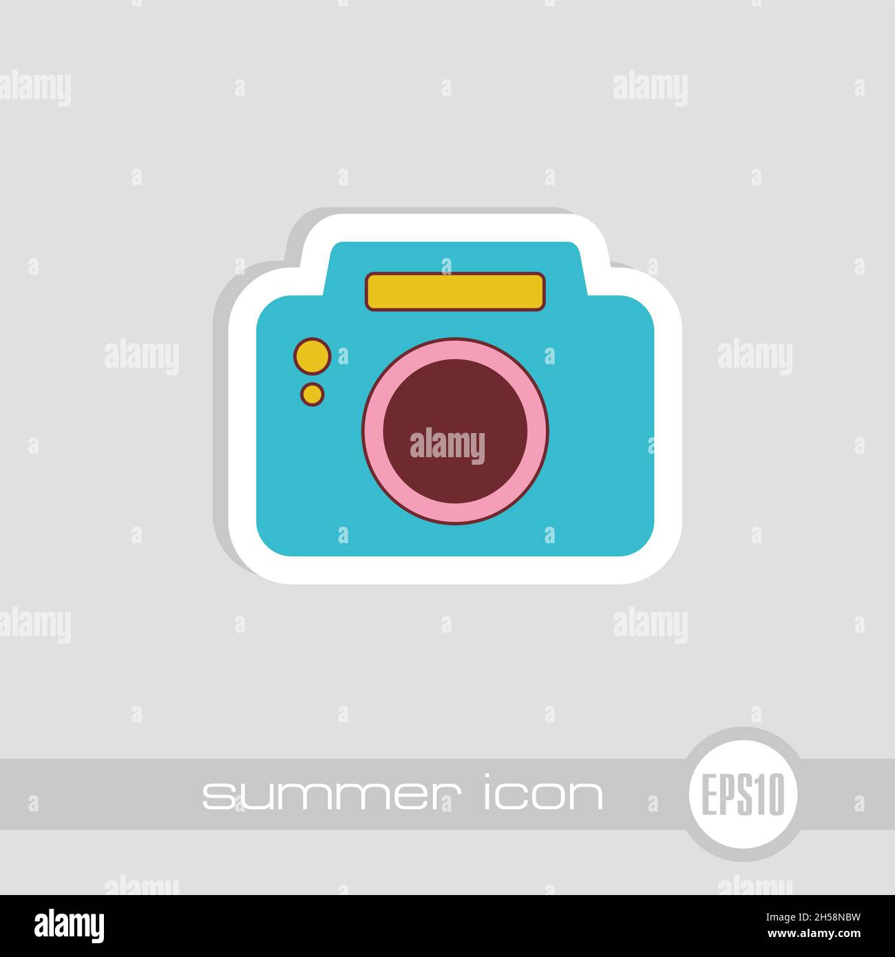 Photographing sea Stock Vector Images - Alamy