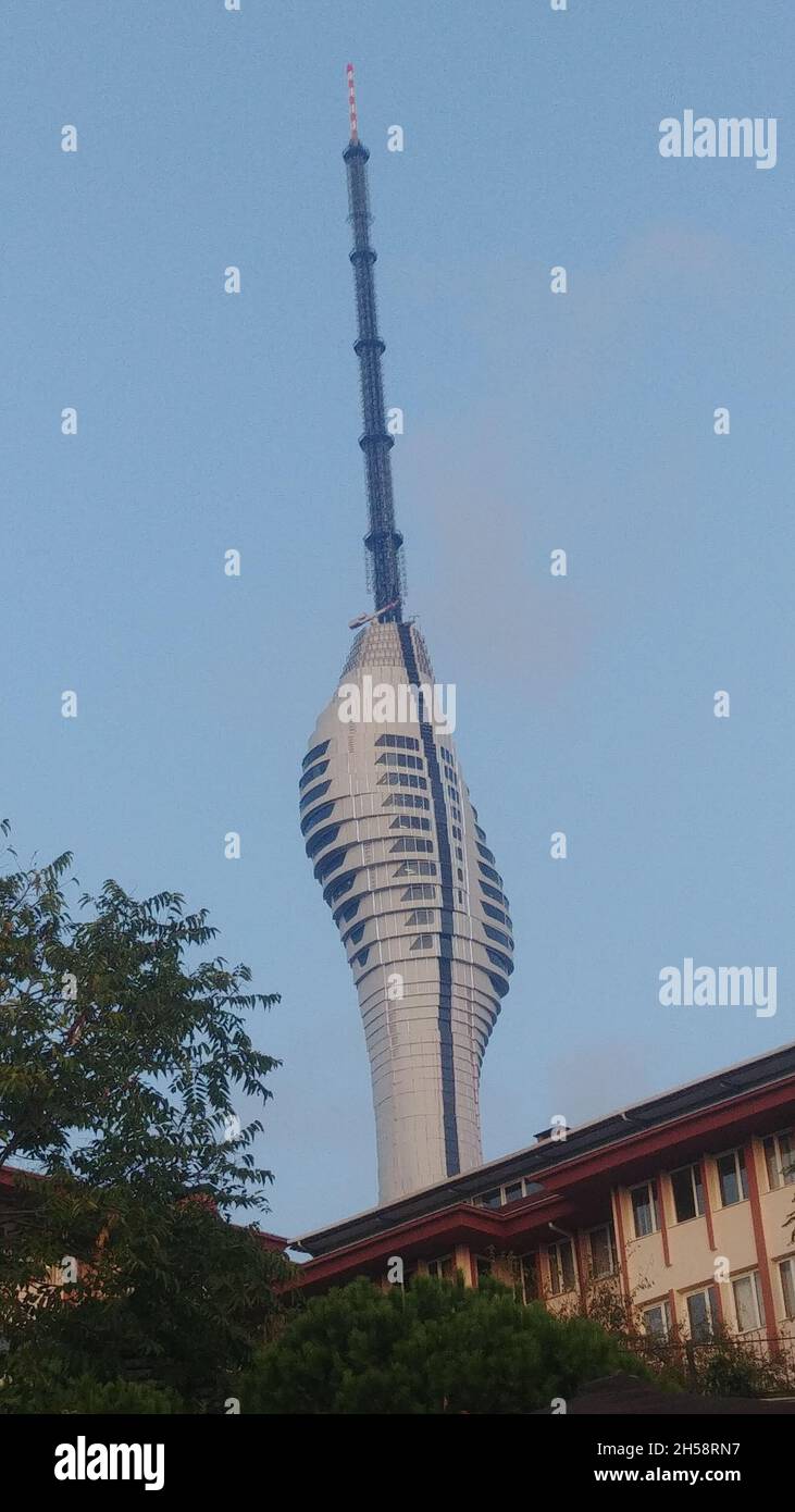 Istanbul Camlica Tower Stock Photo - Alamy
