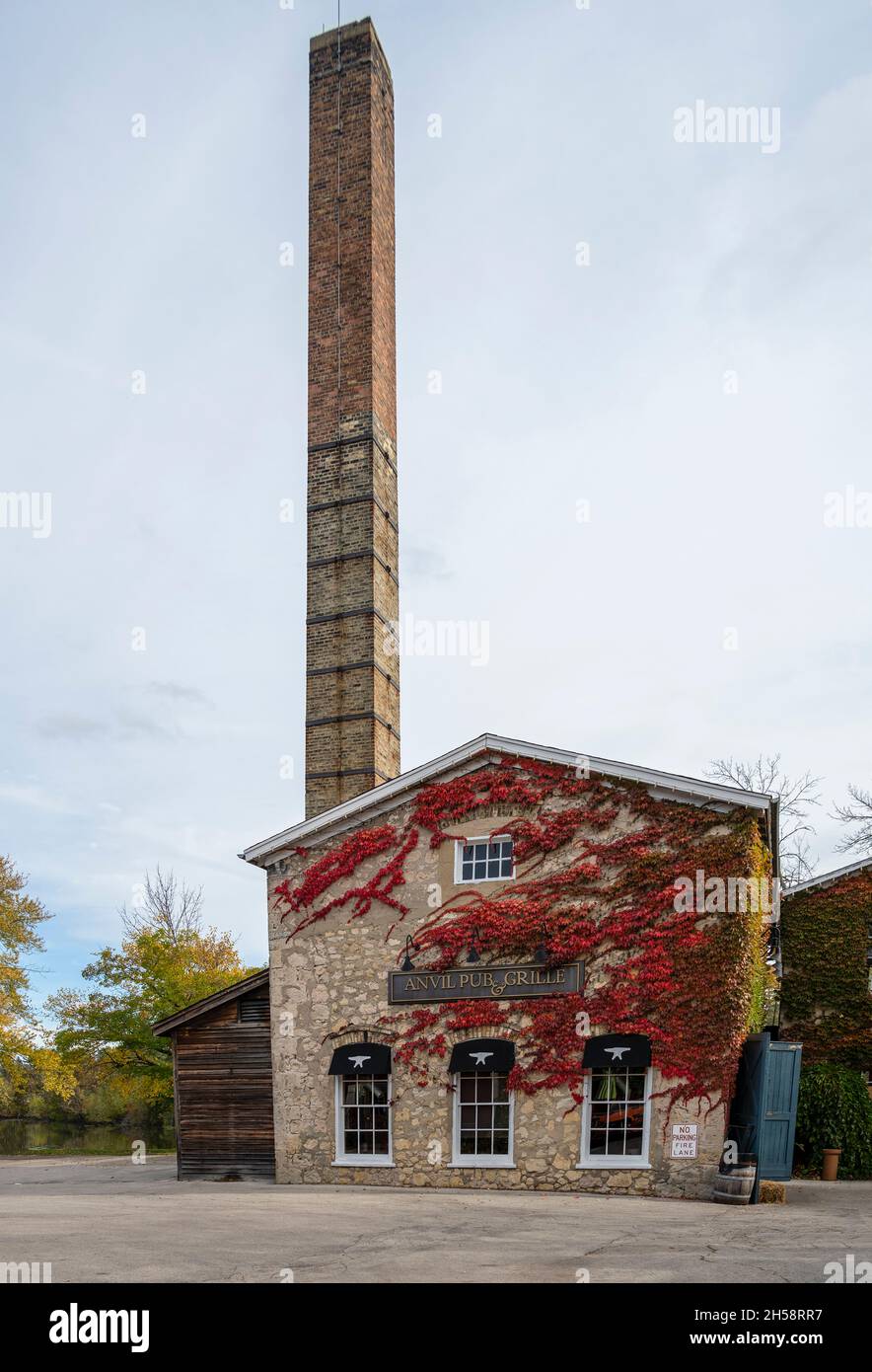 old blacksmith shop located on Cedar Creek turned into the restaurant ...