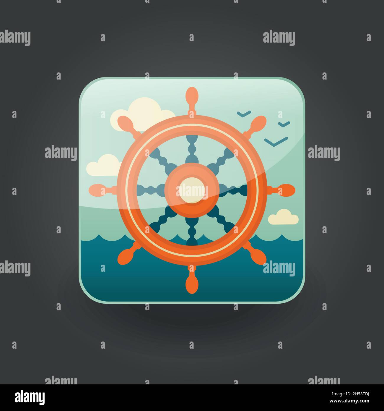 Vector app icons wheel web eps 10 Stock Vector Image & Art - Alamy