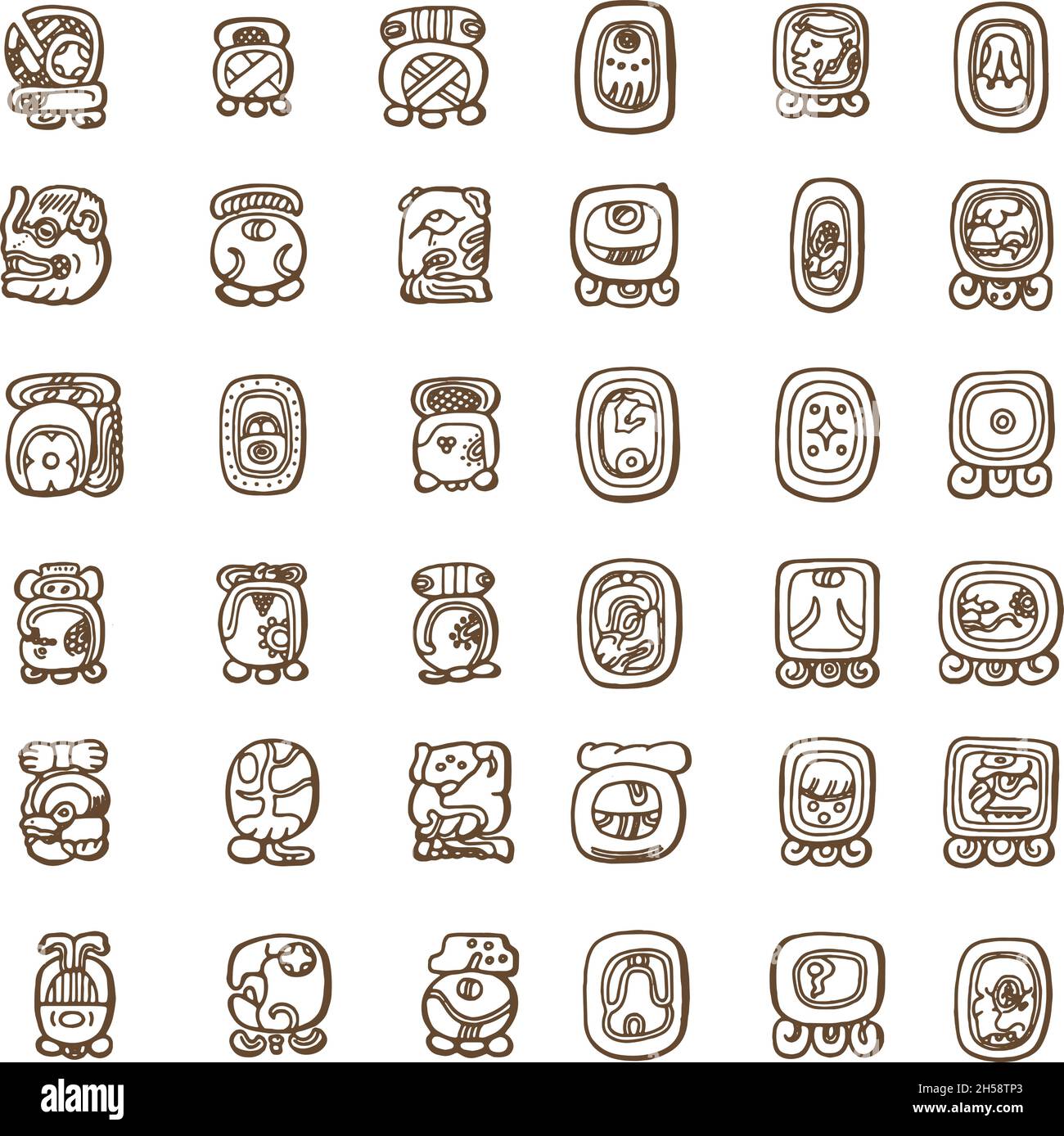 Inca god mask Cut Out Stock Images & Pictures - Alamy