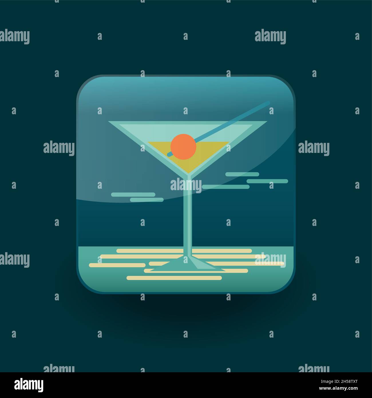 Vector app icons summer web eps 10 Stock Vector Image & Art - Alamy