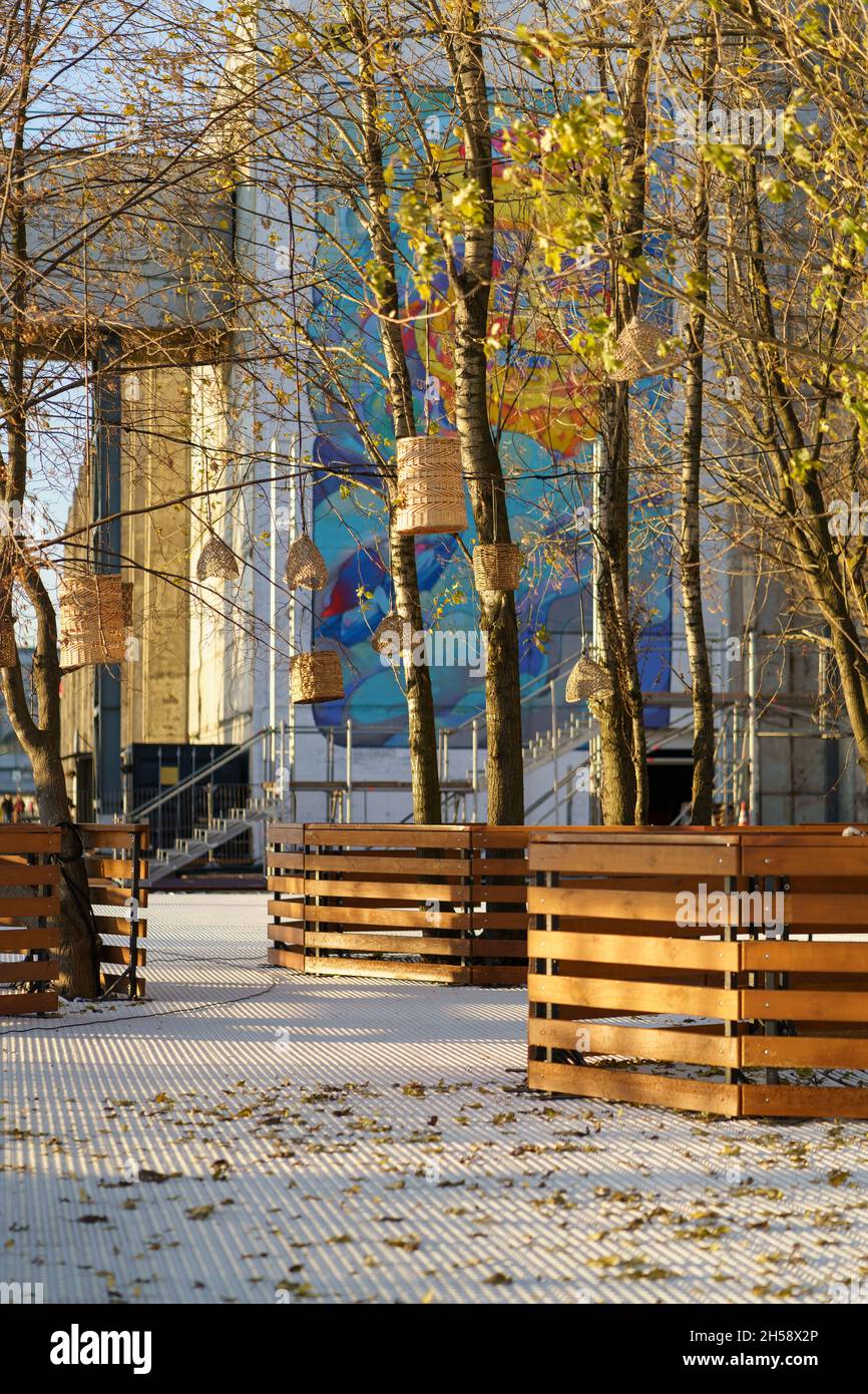 Ice rink under construction hi-res stock photography and images - Alamy