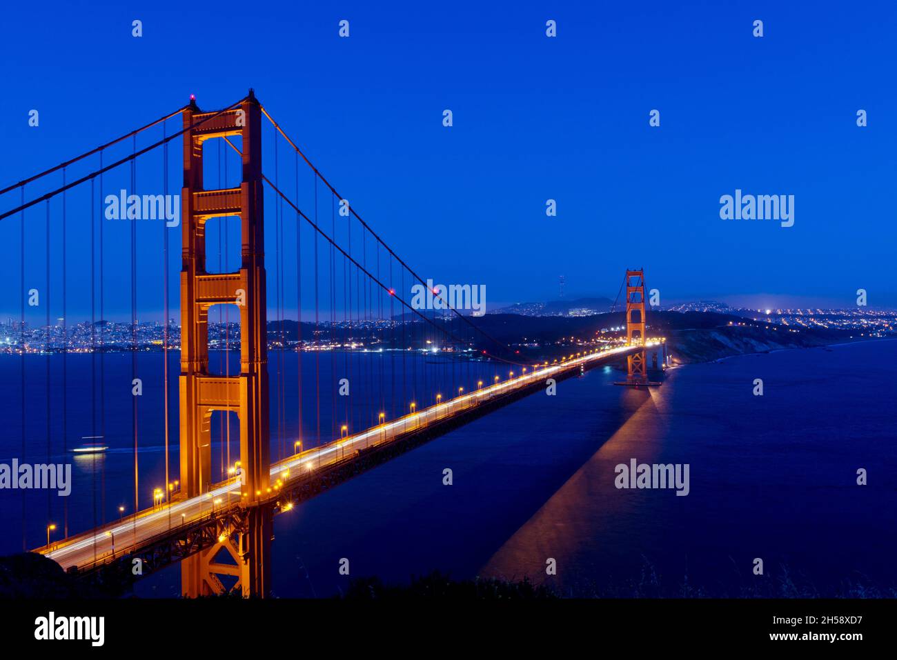 The Golden Gate Bridge is a suspension bridge spanning the Golden Gate ...