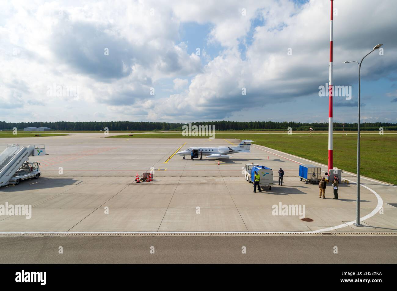 13/09/2021. Olsztyn-Mazury Airport, Poland. United States Air Force ...