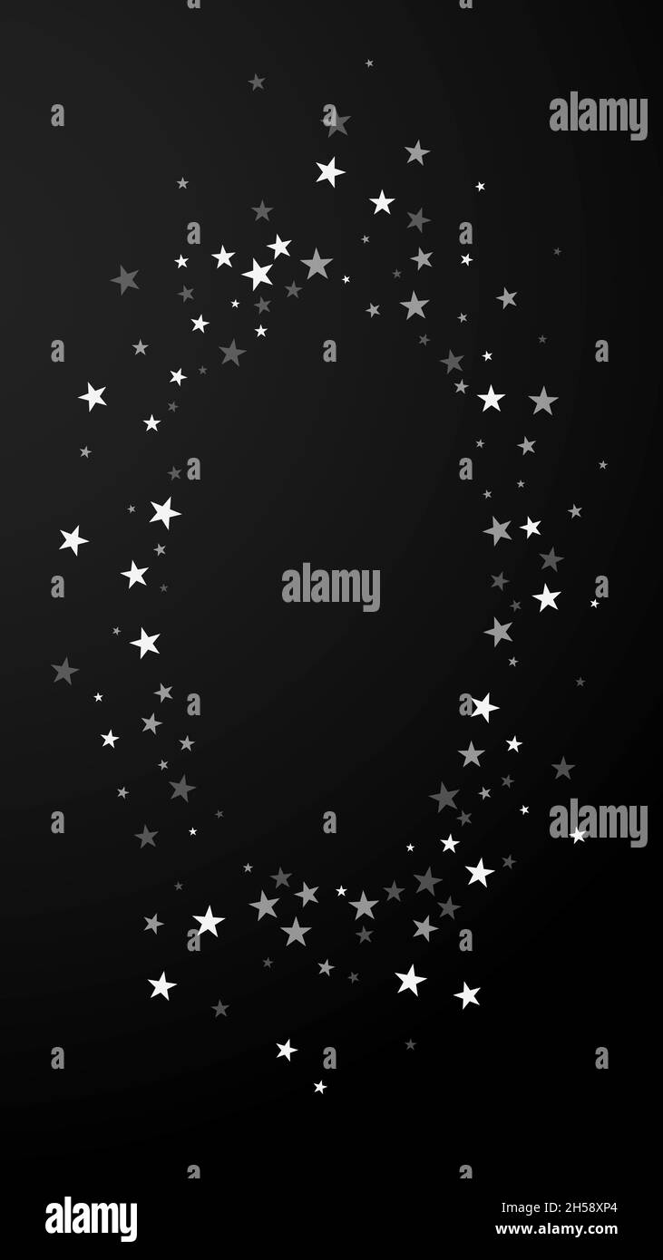 Random falling stars Christmas background. Subtle flying snow flakes ...