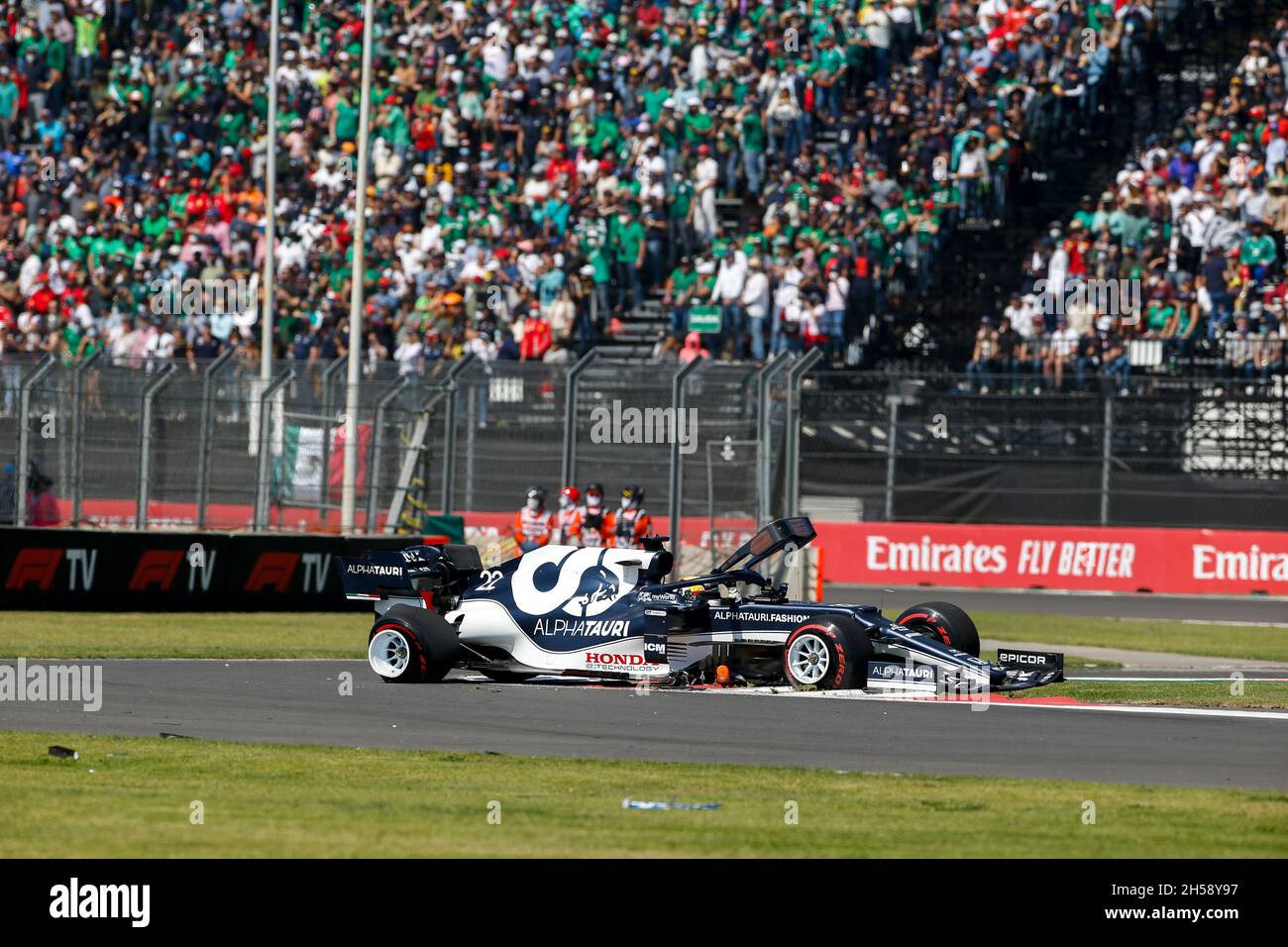 Mexico City, Mexico. 7th Nov, 2021. # 22 Yuki Tsunoda (JPN, Scuderia ...