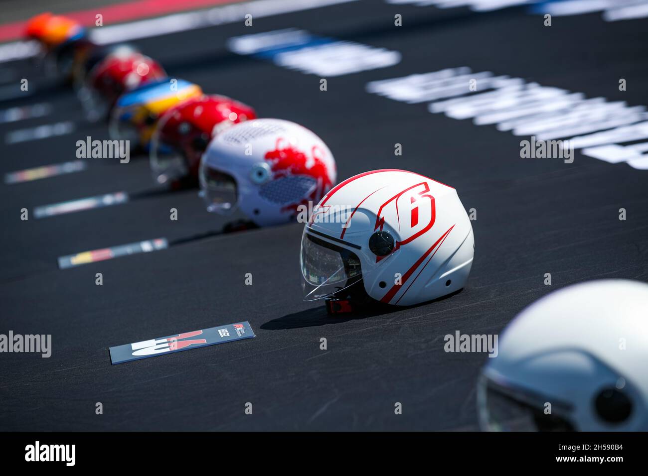 FIA Safe & Affordable Helmets campaign launch on the starting grid ...