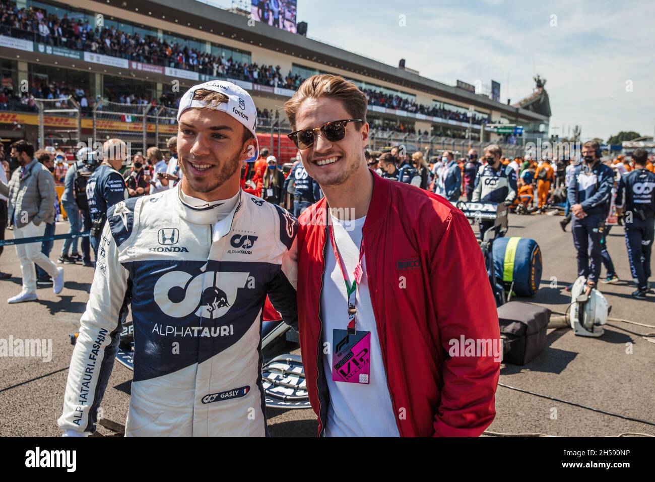 Mexico City, Mexico. 07th Nov, 2021. (L to R): Pierre Gasly (FRA ...