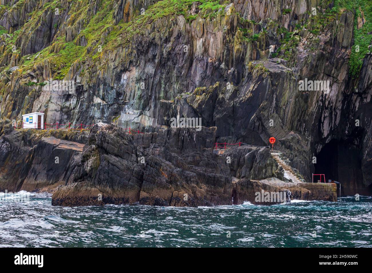 Boat landing, Skellig Michael, County Kerry, Ireland Stock Photo - Alamy