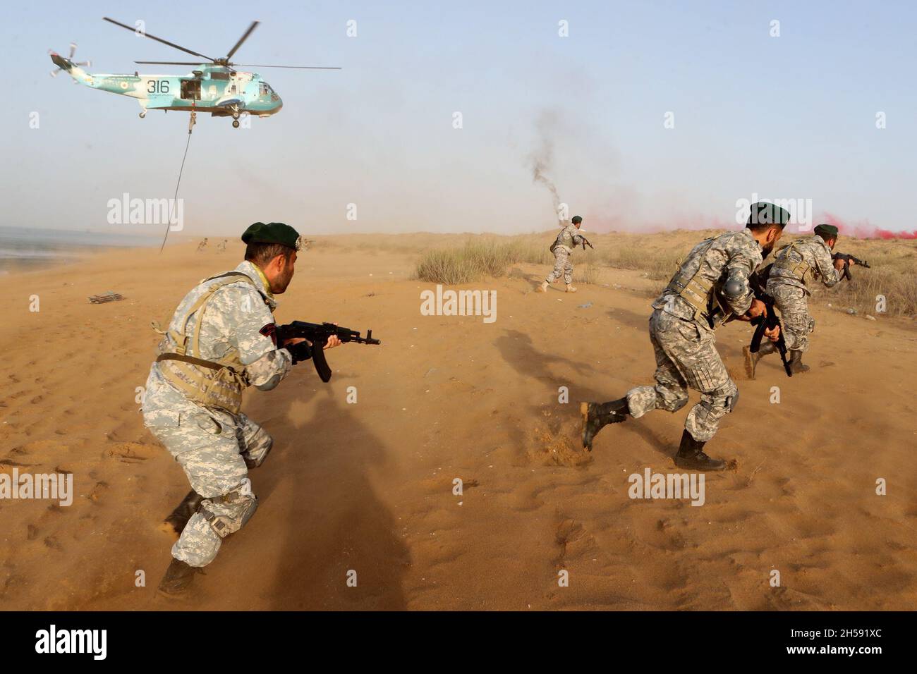 Makran, Iran. 7th Nov, 2021. A handout photo made available by the ...