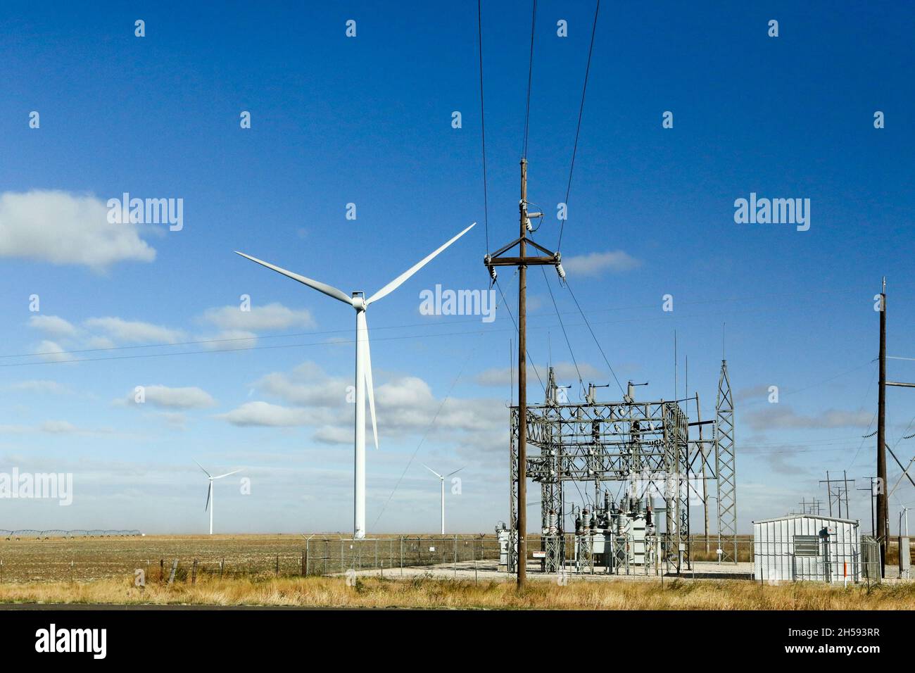 Power lines texas hi-res stock photography and images - Alamy