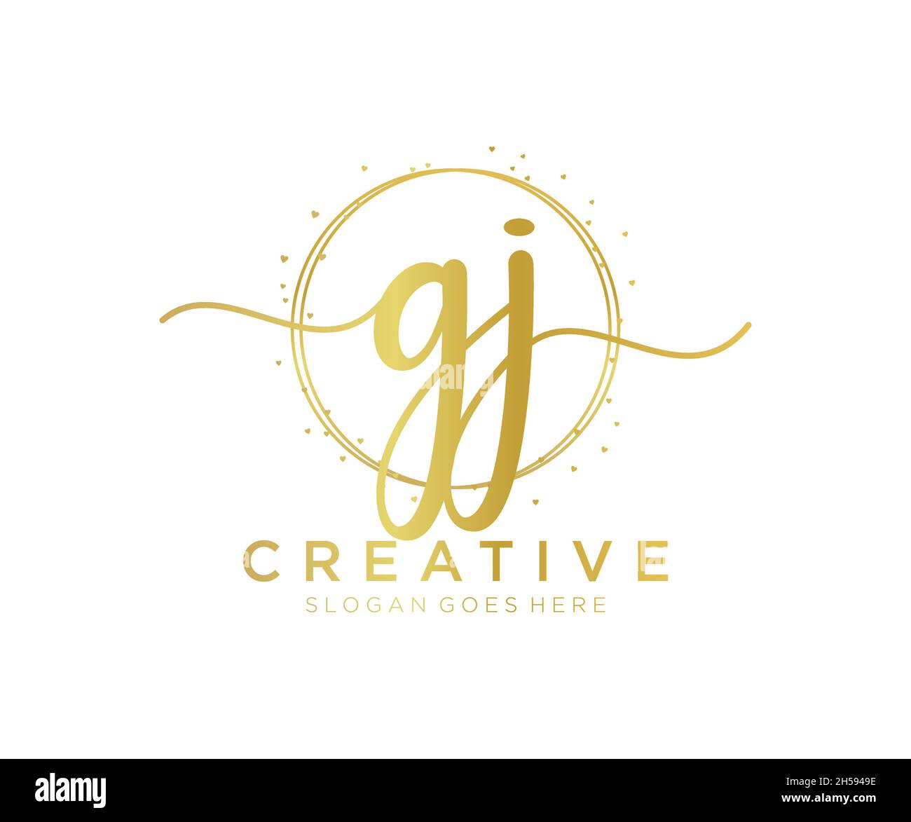 Gj design Stock Vector Images - Alamy