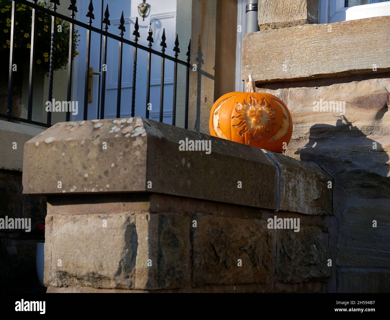 The doorsteps of Padiham Houses reflect the tastes of their owners ...