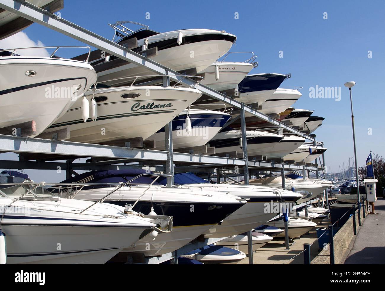 Dry stack marina hi-res stock photography and images - Alamy
