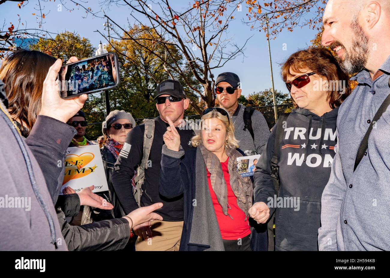 November 7, 2021, Boston Common, Boston, Massachusetts, MA, USA ...