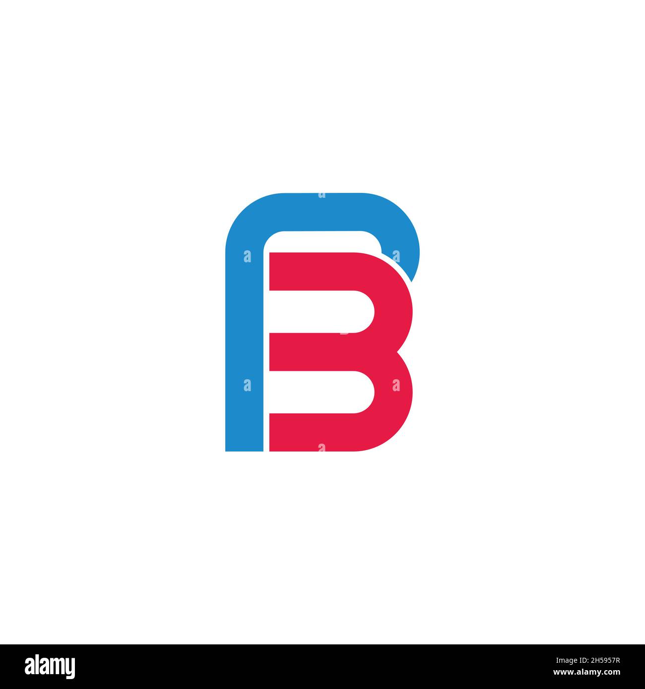 letter rb simple linked geometric colorful line logo vector Stock Vector Image & Art - Alamy