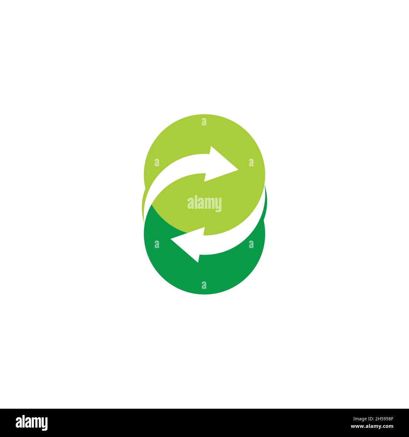 Recycle Icon Two Arrows Recycle Water Icon Water Drop With 2 Sync