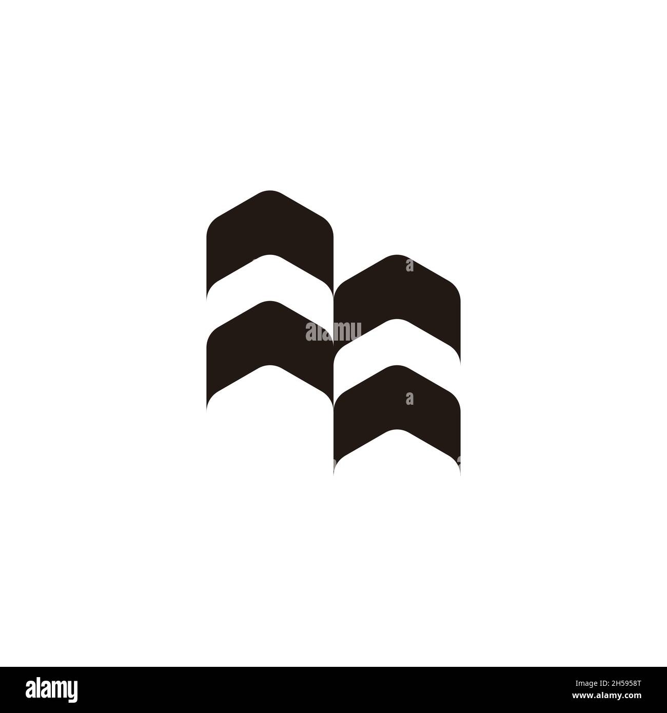 chimney abstract industrial buildings symbol logo vector Stock Vector ...