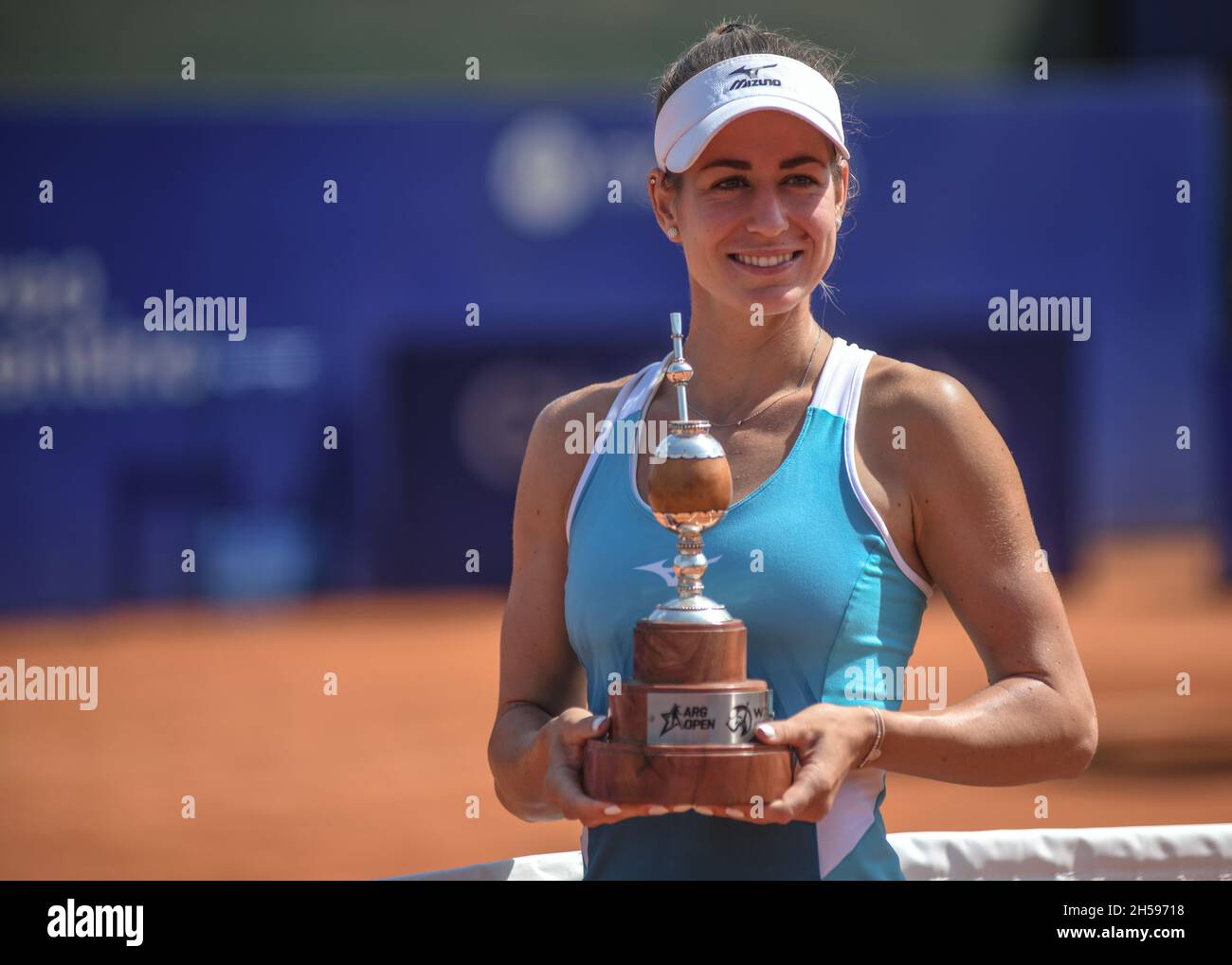 Anna Bondar (Hungary). Argentina Open WTA 2021 champion Stock Photo - Alamy